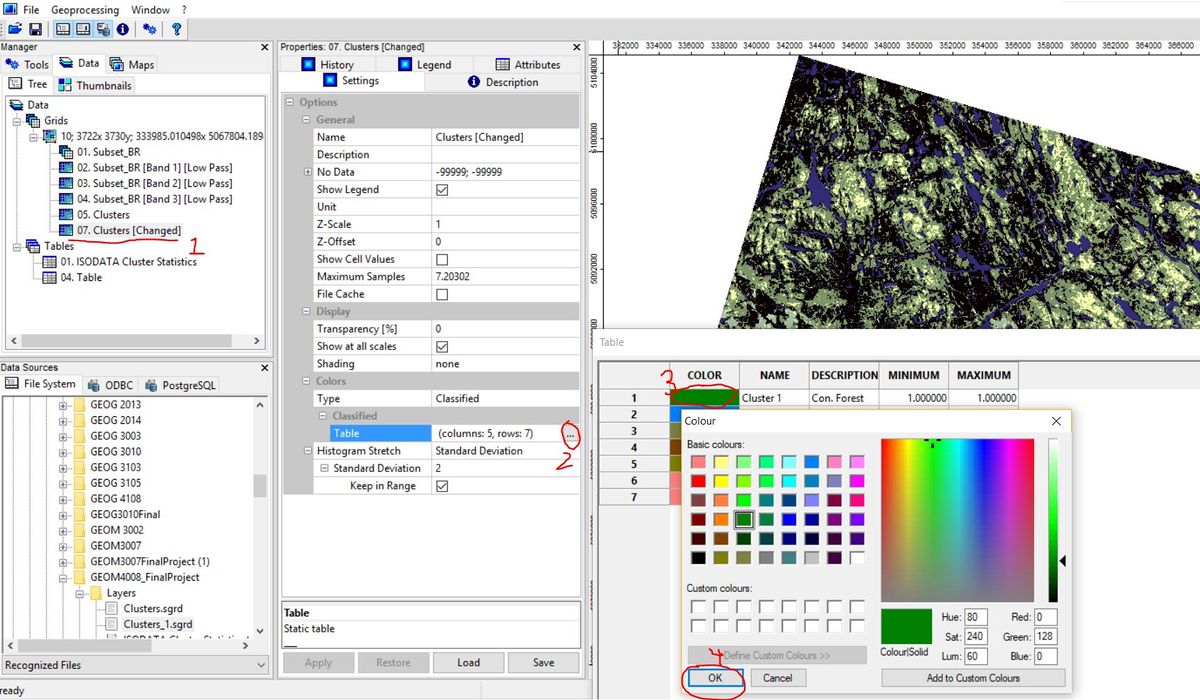 An Introduction to Unsupervised Image Classification in SAGA GIS - CUOSGwiki