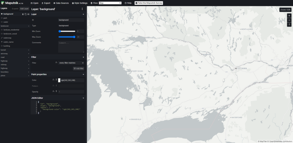 Creating Custom Basemaps with Vector Tile Servers - CUOSGwiki