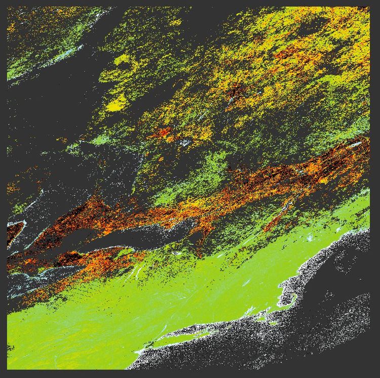 Albedo Data and Surface Reflectance Data Visualizations in SNAP using ...