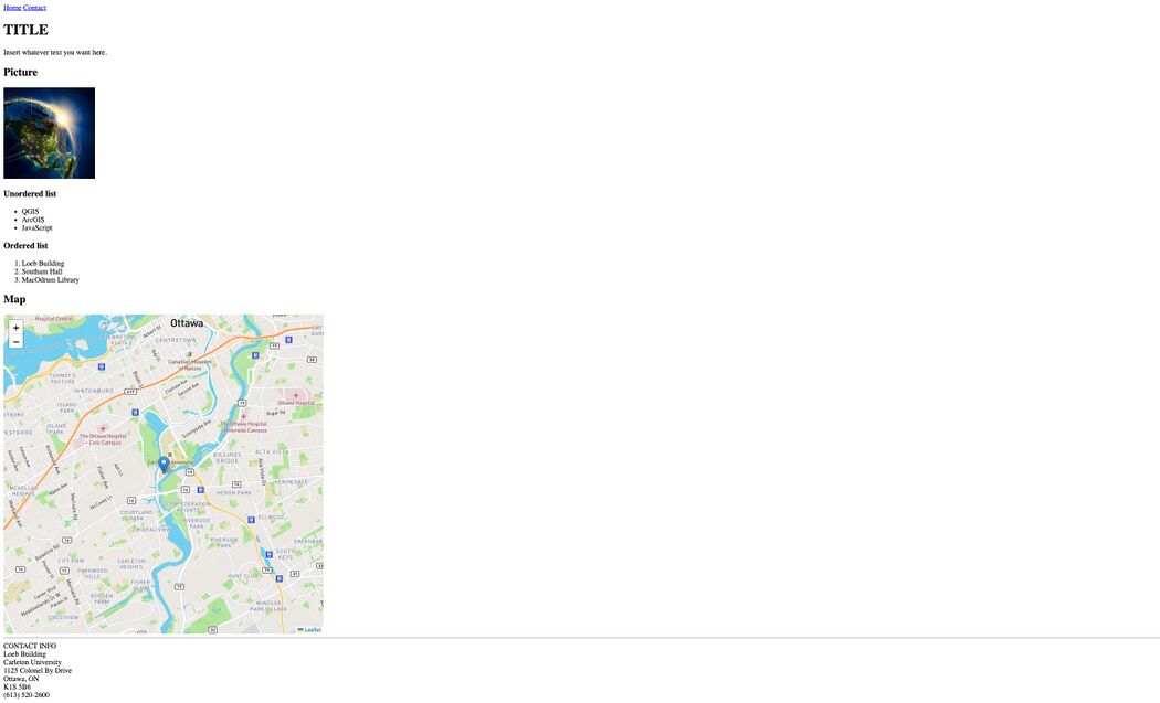 Creating your own website using JavaScript HTML, hosted on GitHub ...