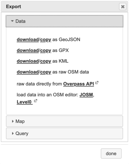 Extracting OpenStreetMap data using Overpass Turbo and managing the ...