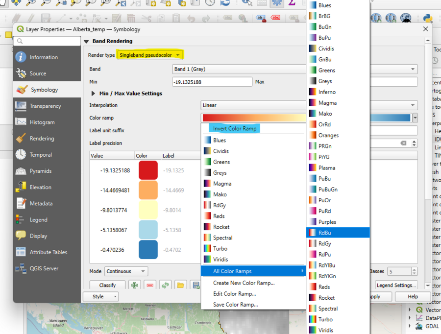 IDW interpolation using QGIS - CUOSGwiki