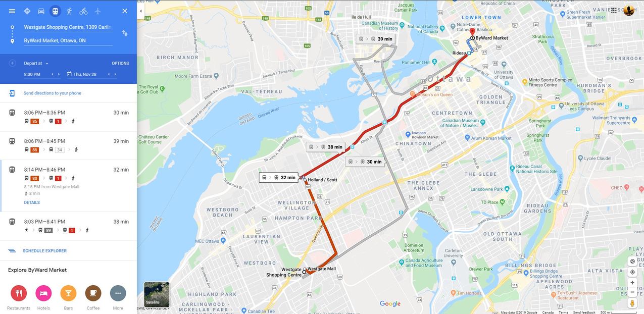 Cost Distance Analysis in QGIS - Ottawa Route Planer - CUOSGwiki