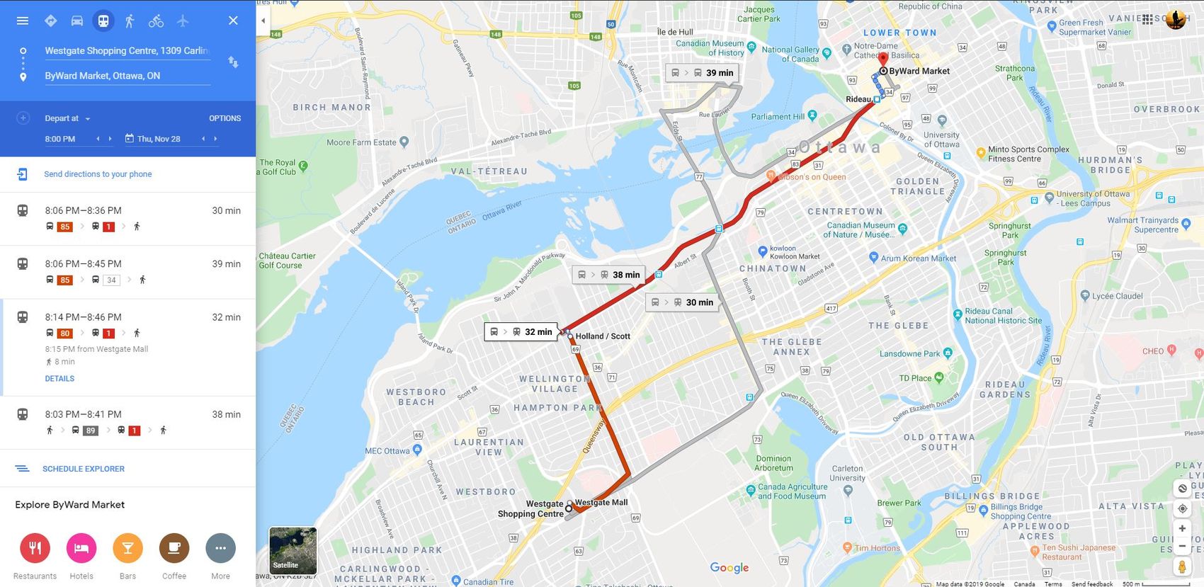 Cost Distance Analysis in QGIS - Ottawa Route Planer - CUOSGwiki