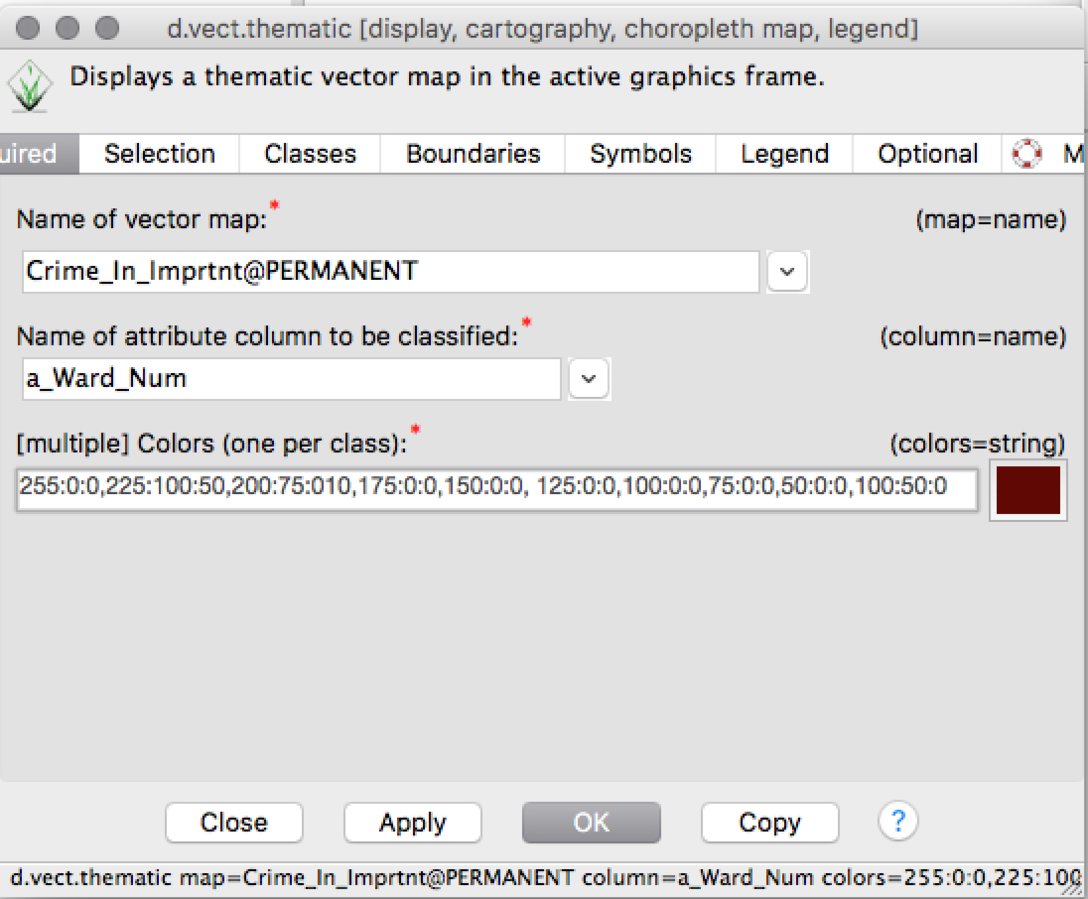 Thematic Mapping using GrassGIS - CUOSGwiki