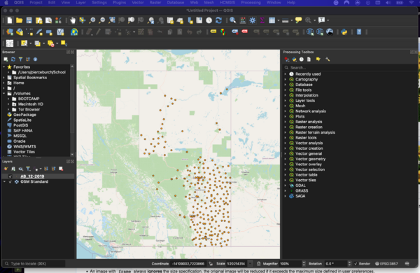 IDW interpolation using QGIS - CUOSGwiki