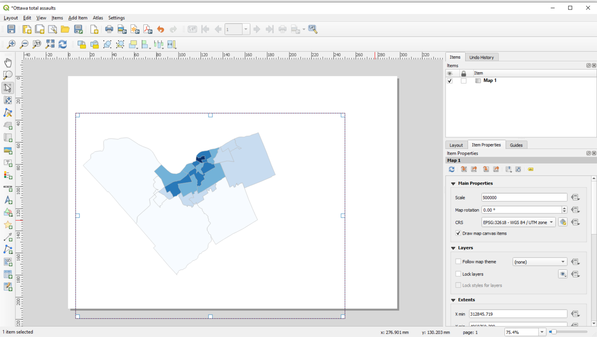 Analyzing Crime Data in Ottawa using QGIS - CUOSGwiki