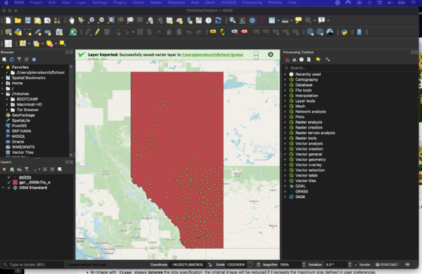 IDW interpolation using QGIS - CUOSGwiki