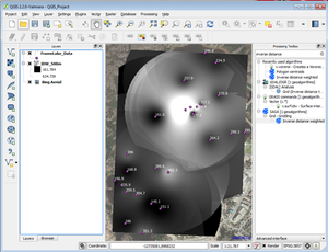Creating IDW and Spline Interpolation Maps Using QGIS - CUOSGwiki