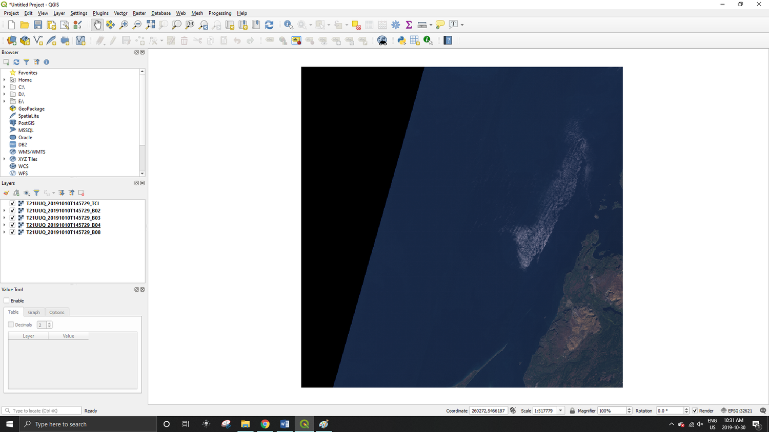 Extracting Shoreline Polygons And Polylines From Sentinel 2 Imagery
