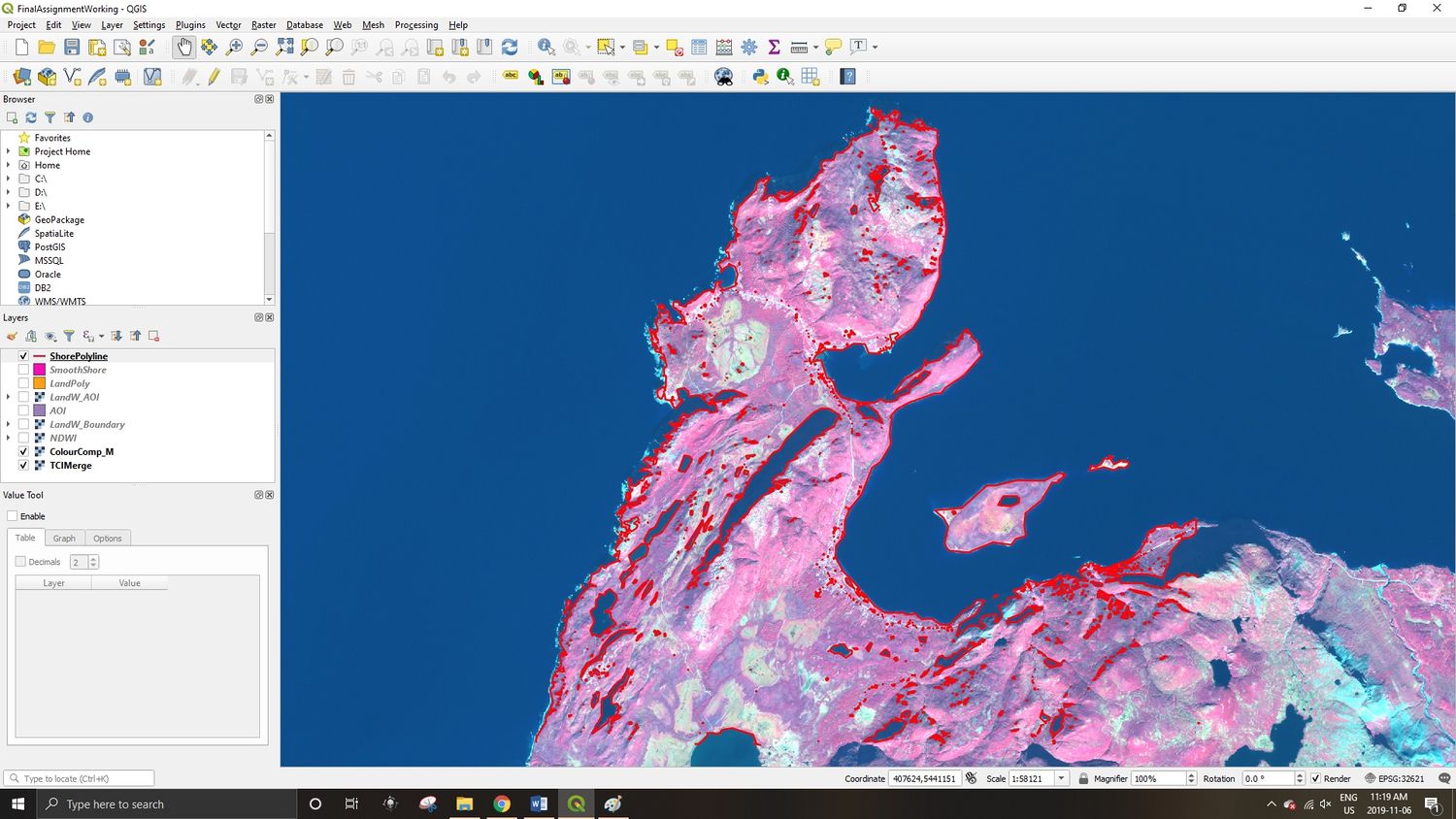 Extracting Shoreline Polygons and Polylines from Sentinel-2 Imagery - CUOSGwiki
