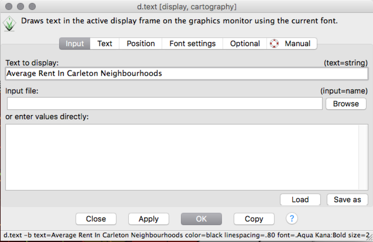 Thematic Mapping using GrassGIS - CUOSGwiki