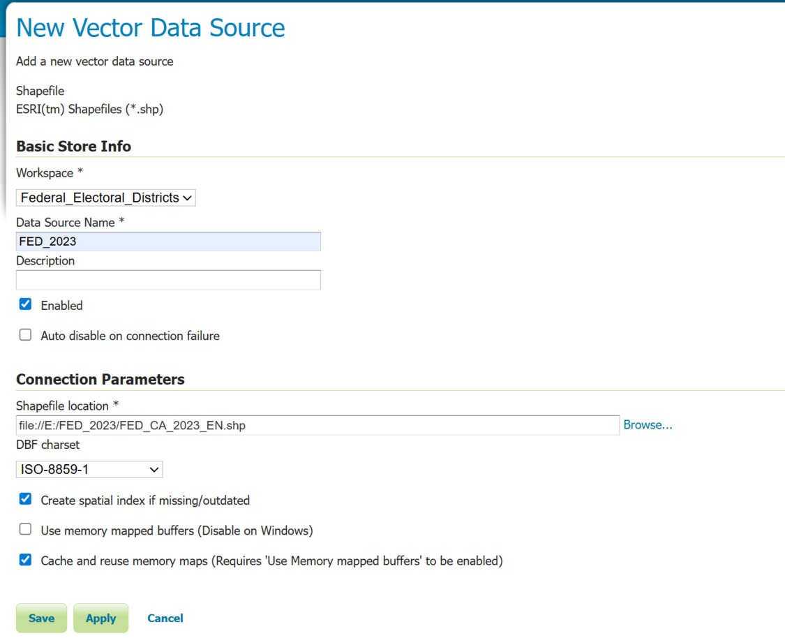 Developing a Web Map Server Using GeoServer - CUOSGwiki