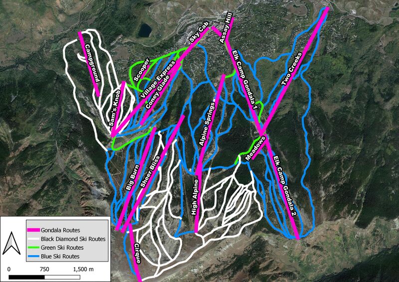 Creating a 3d Model for a Ski Hill in Aspen using QGIS - CUOSGwiki