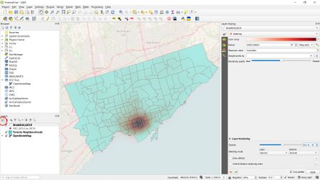 Creating a Heatmap using QGIS - CUOSGwiki