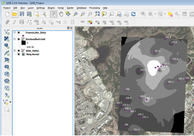 Creating IDW and Spline Interpolation Maps Using QGIS - CUOSGwiki