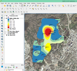 Creating IDW and Spline Interpolation Maps Using QGIS - CUOSGwiki