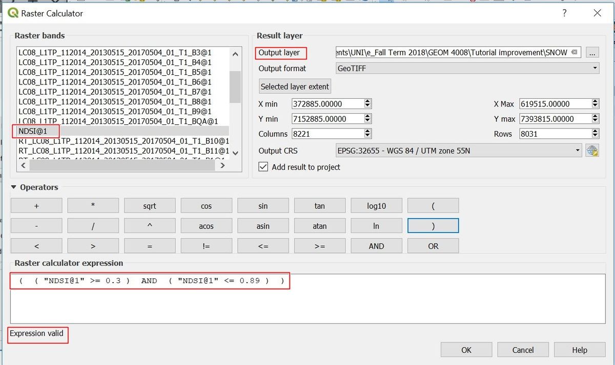 Remote Sensing Analysis in QGIS - CUOSGwiki