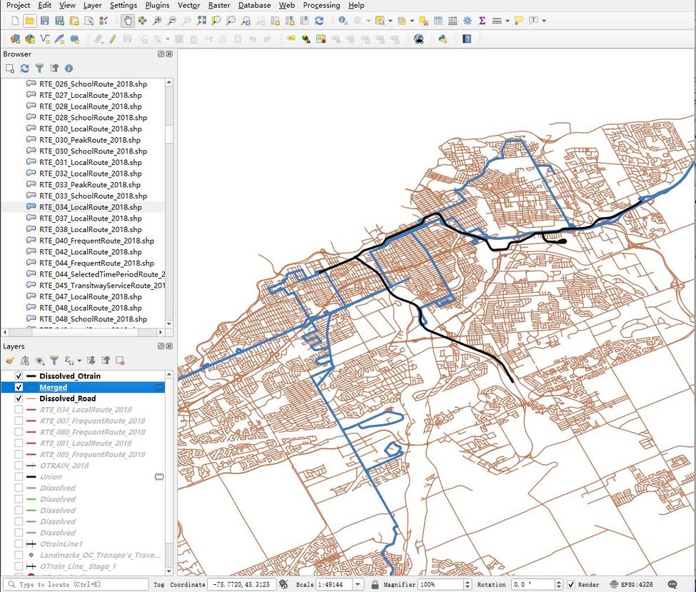 Cost Distance Analysis in QGIS - Ottawa Route Planer - CUOSGwiki