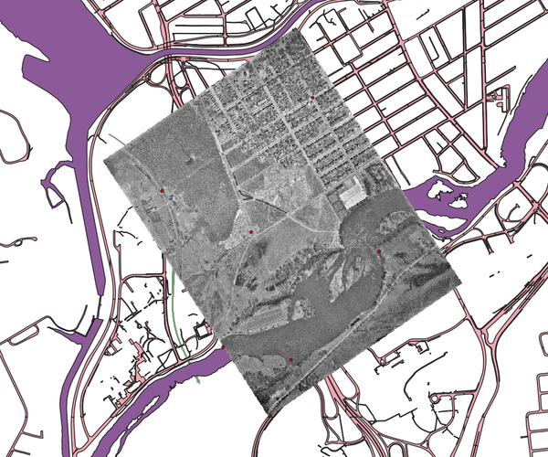 Georeferencing Raster Imagery in QGIS using Vector Data - CUOSGwiki