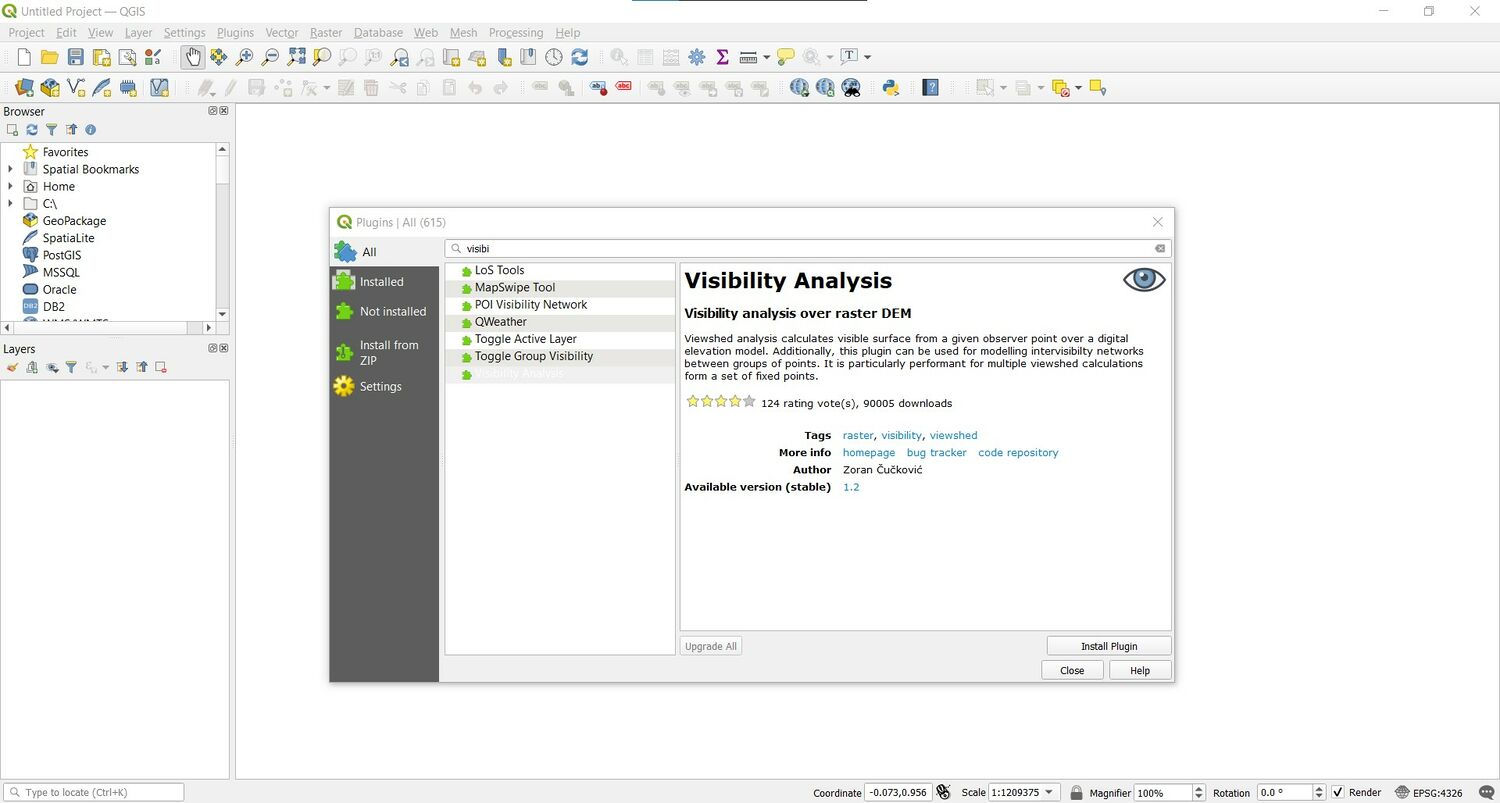 Conducting a Viewshed Analysis in QGIS - CUOSGwiki