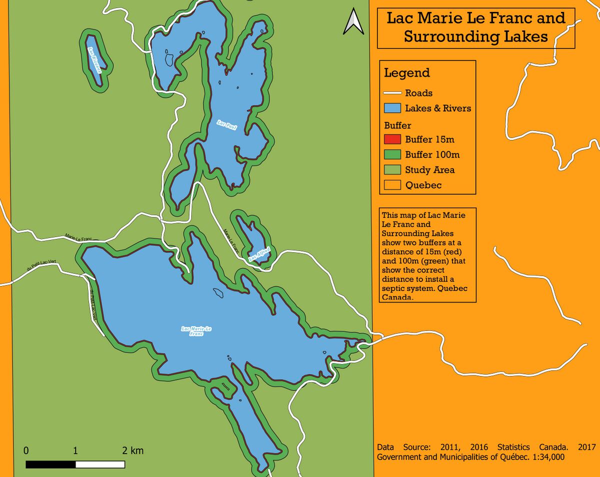 Creating a Buffer Analysis in QGIS - CUOSGwiki