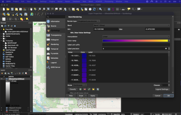IDW interpolation using QGIS - CUOSGwiki