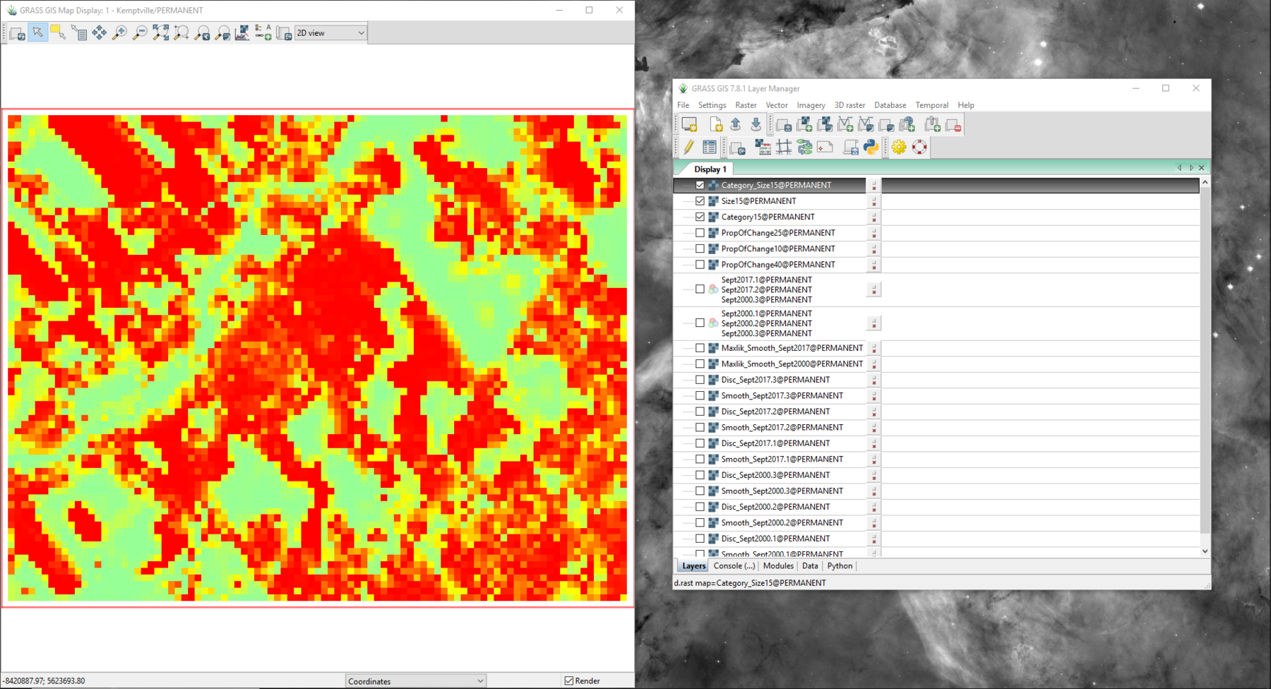 Landscape Change Assessment using Unsupervised Image Classification in ...