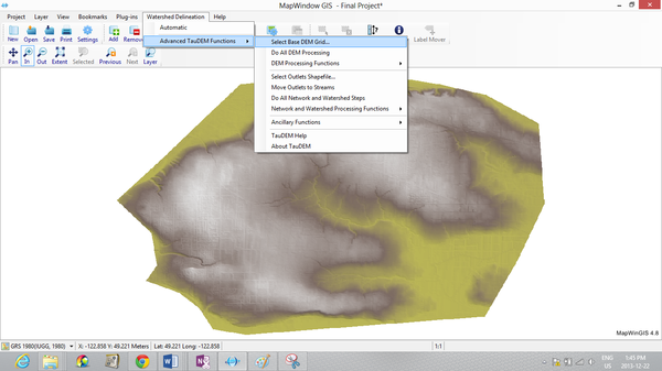 Terrain analysis for urban storm water modelling using Mapwindow in ...