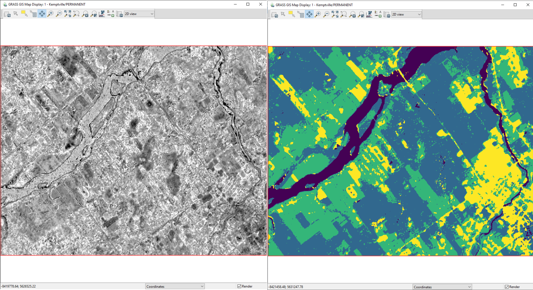 Landscape Change Assessment using Unsupervised Image Classification in ...