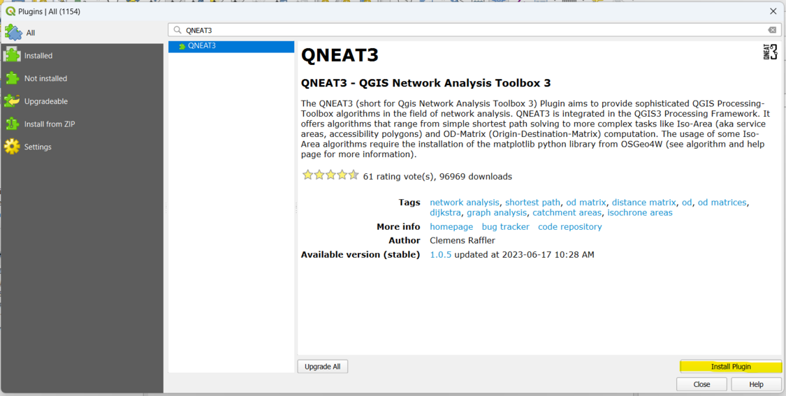 Network Analysis Plugins in QGIS, What (and How) to Use - CUOSGwiki
