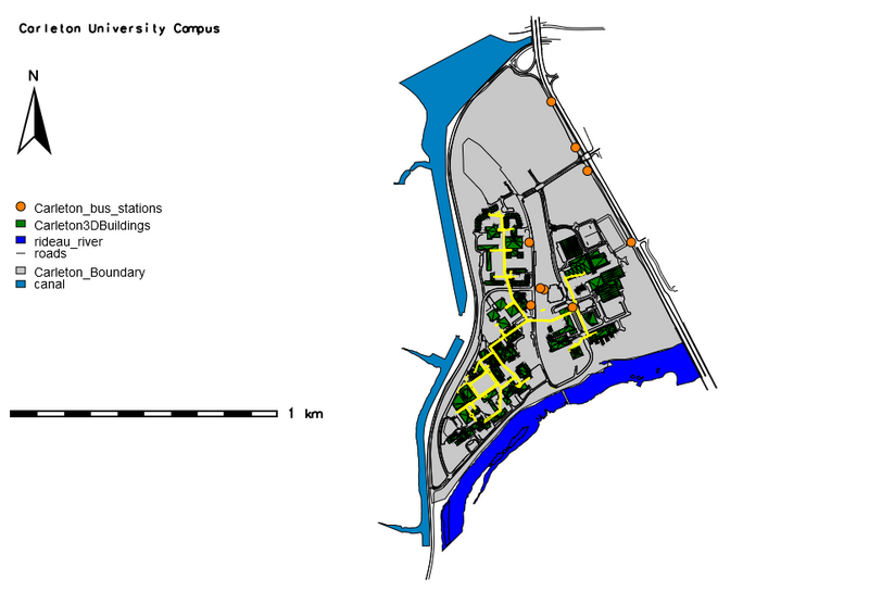 Mapping The Carleton University Campus With “Grass GIS” - CUOSGwiki